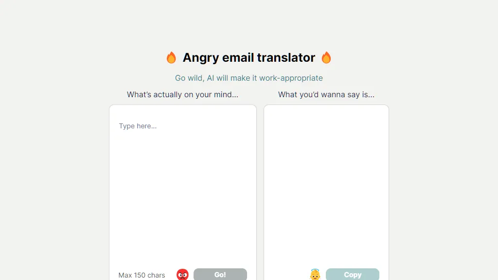 Angry Email Translator - AI Tools