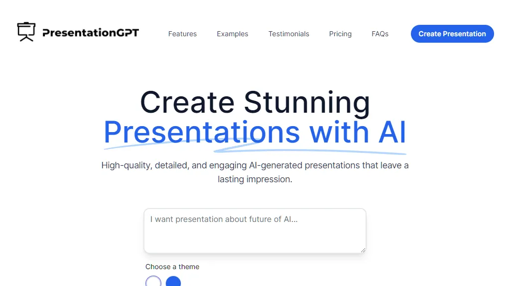 PresentationGPT - AI Tools